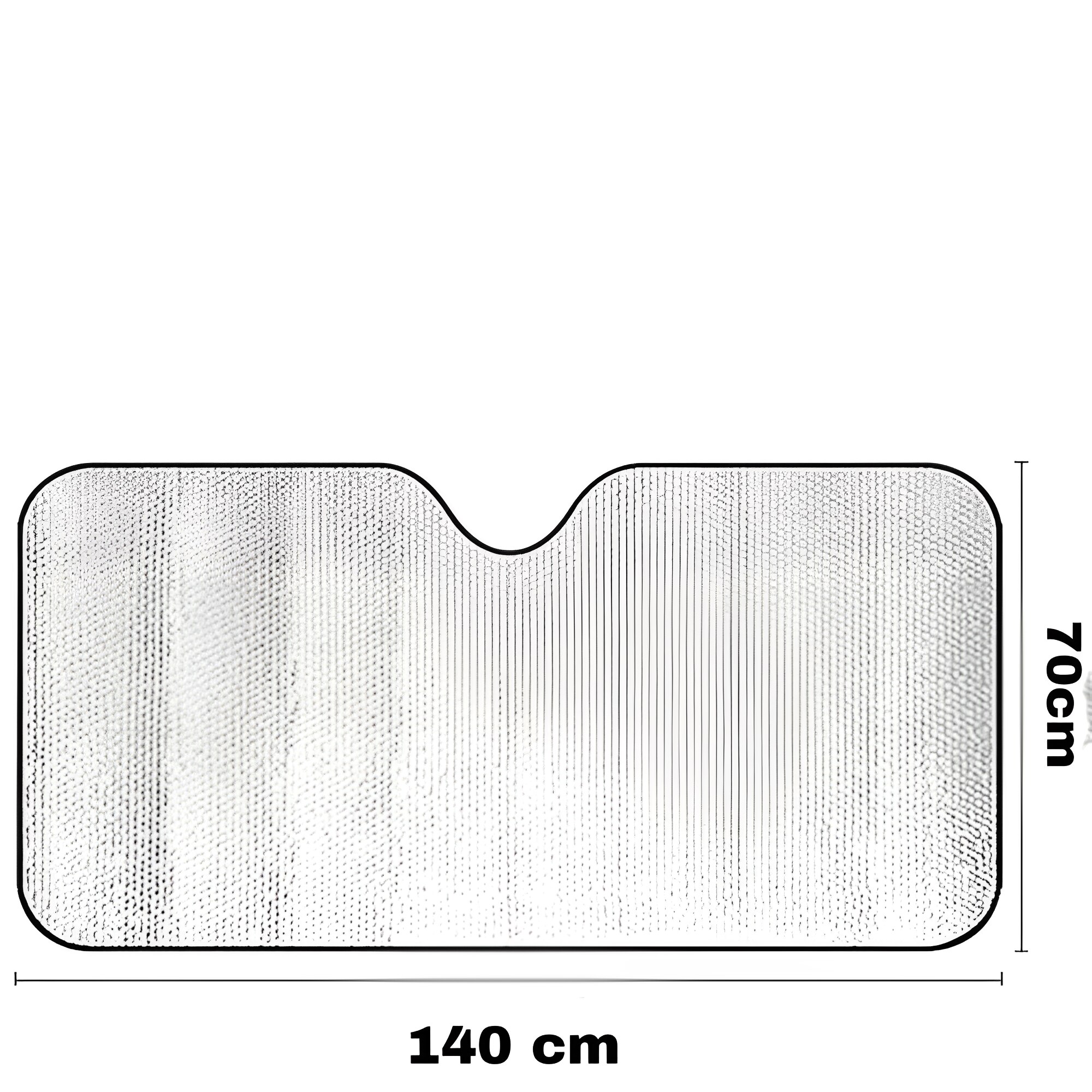 Parasolar parbriz auto Alimar cu folie de aluminiu si efect de reflexie ...