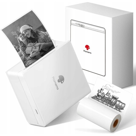 Mini imprimanta termica mobil, imprimare fotografii, autocolante, note ...