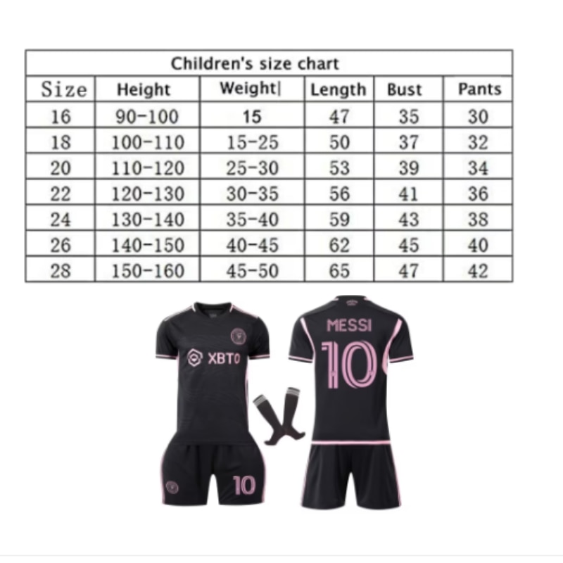 Gyermek sportfelszerelés Miami Messi futball mez, ANUTETOUNI ...