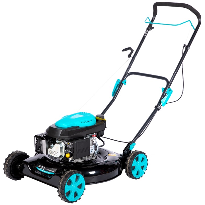 Masina de tuns gazon DETOOLZ, motor benzina 4T, 146 CC, 3.5 CP, latime ...