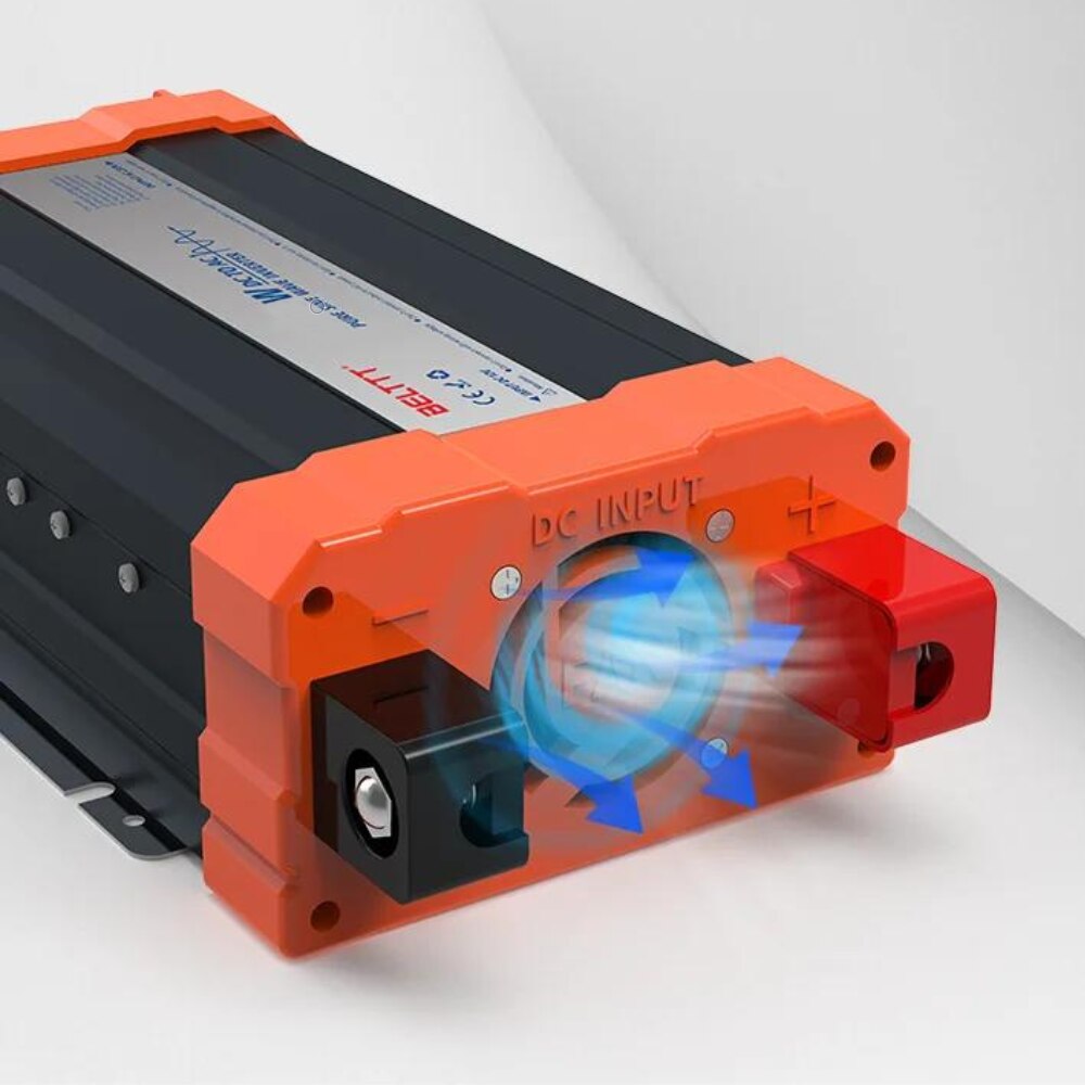 Invertor 2000W, 12V, display, AC230V, USB, unda sinusoidala pura - eMAG.ro