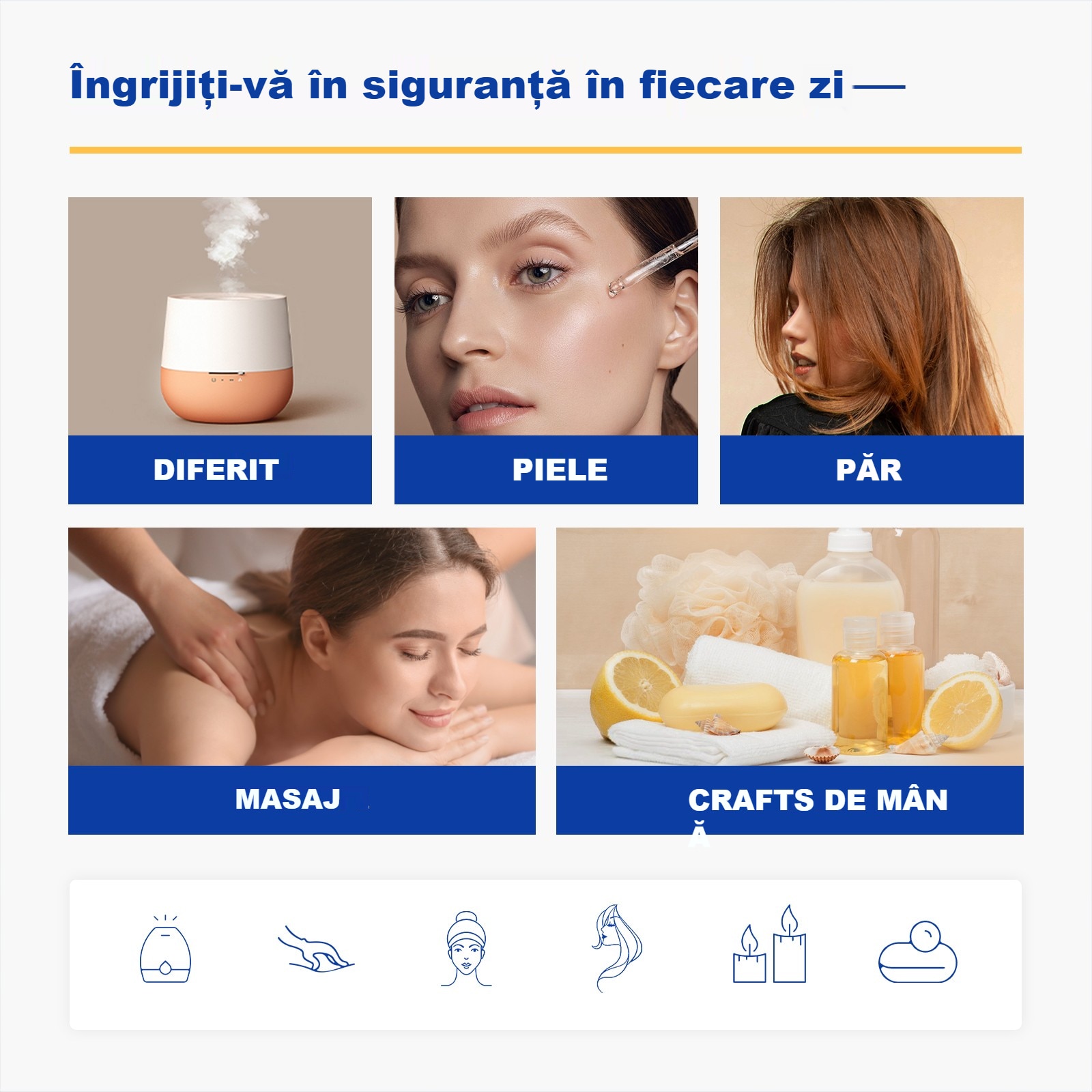Set 16 uleiuri esentiale HIQILI, ulei esential Aromaterapie, lavanda ...