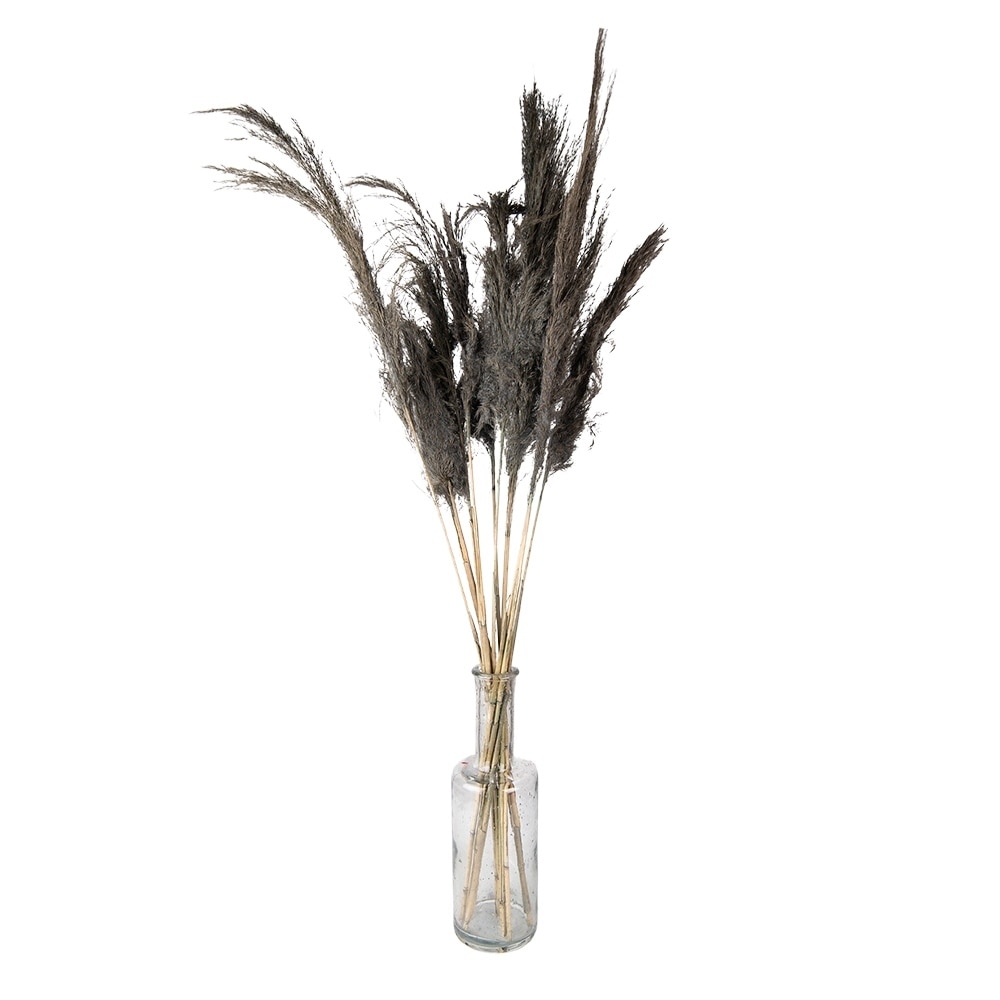 Buchet flori gri uscate 100 cm - eMAG.ro