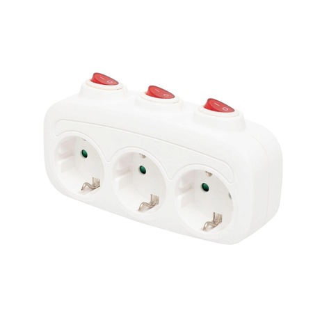 Prelungitor cu comutator individual pentru 3 prize - eMAG.ro
