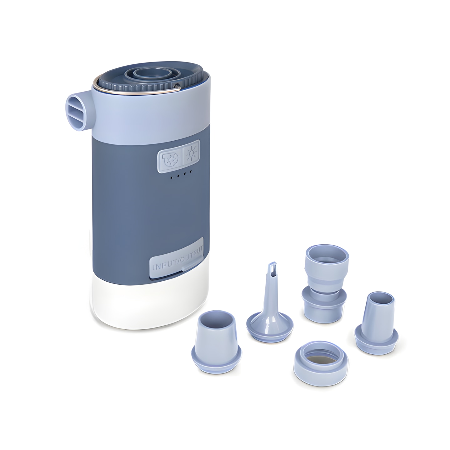 Element X® 3 в 1 слънчева Usb зареждаща преносима въздушна помпа за надуваеми фенерче за