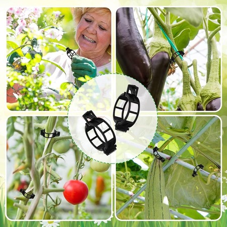Clips pentru Prins si Legat Lastari de Plante, pentru Rosii, Castraveti ...