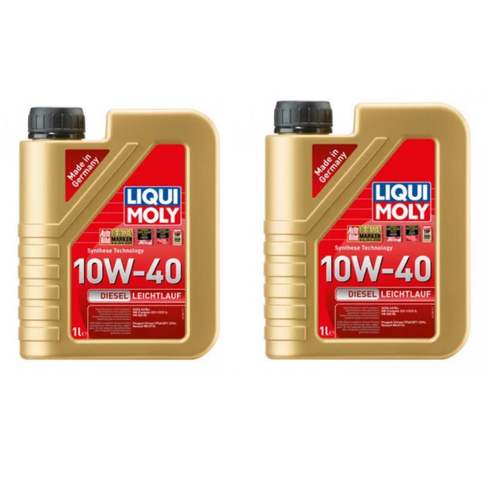 Pachet 2 litri Ulei Mineral Liqui Moly Diesel Leichtlauf 10W40 - eMAG.ro