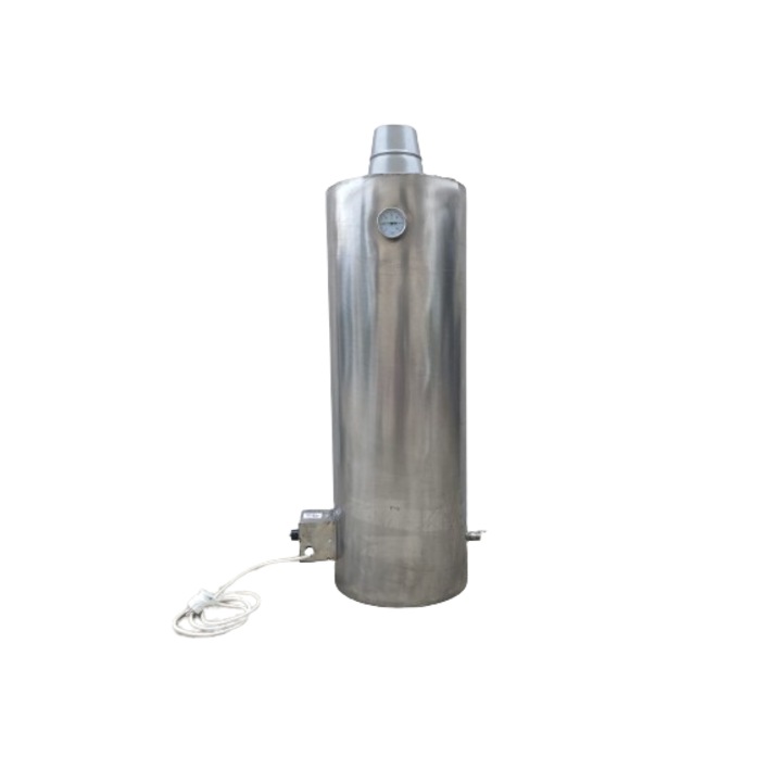 Boiler cazan baie pe lemne si electric, tabla de inox, 3 bari, 90 L ...