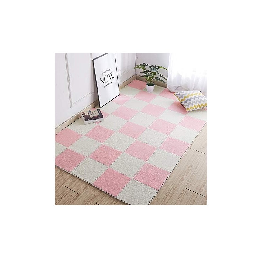 Mocheta Pufoasa, AT PERFORMANCE®, Tip Covor Puzzle, cu Spuma 30×30 cm ...