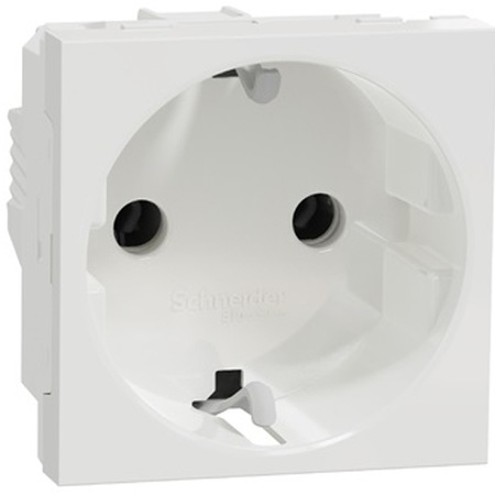 Priza schuko simpla Schneider Electric Noua Unica NU303618, incastrata ...