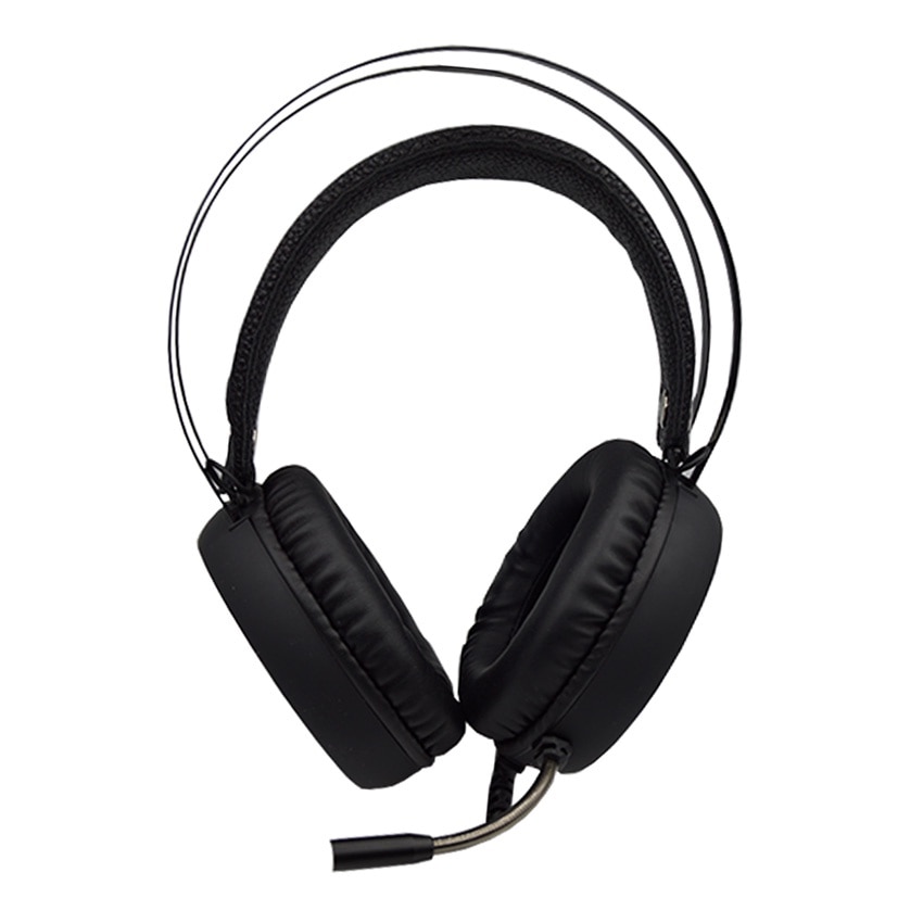 Casti Gaming Pro Bass, microfon, LED, lup, negru - eMAG.ro