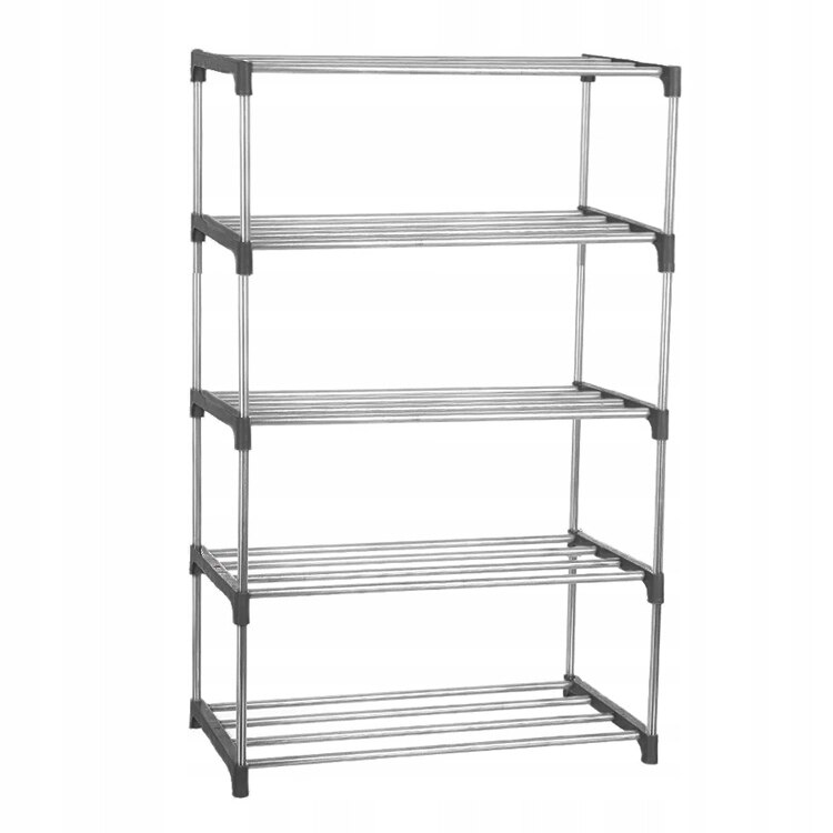 Pantofar cu 5 nivele Decortrend, metal, argintiu - eMAG.ro