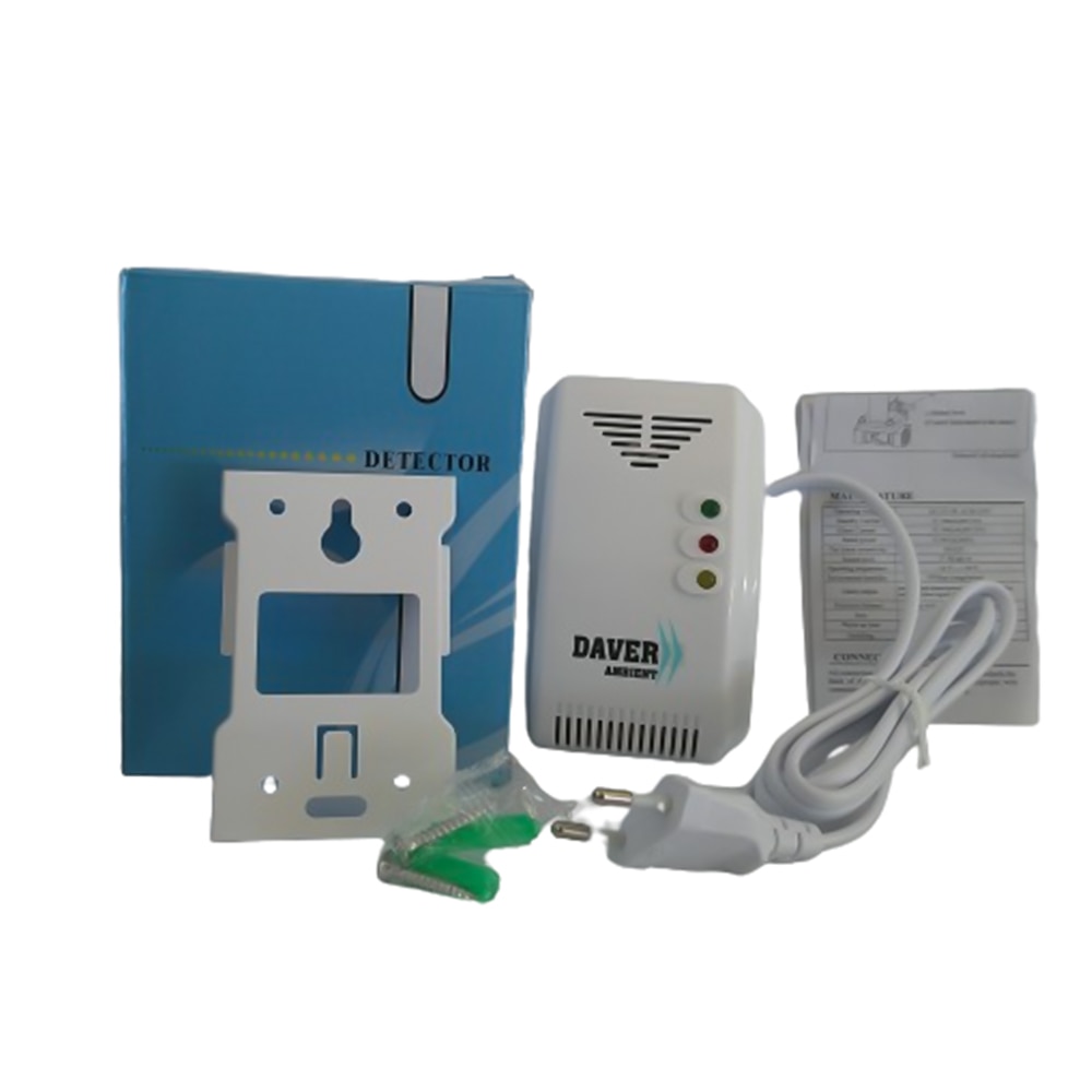 Senzor detector de gaz cu alimentare la 220V/50Hz pentru alertare ...