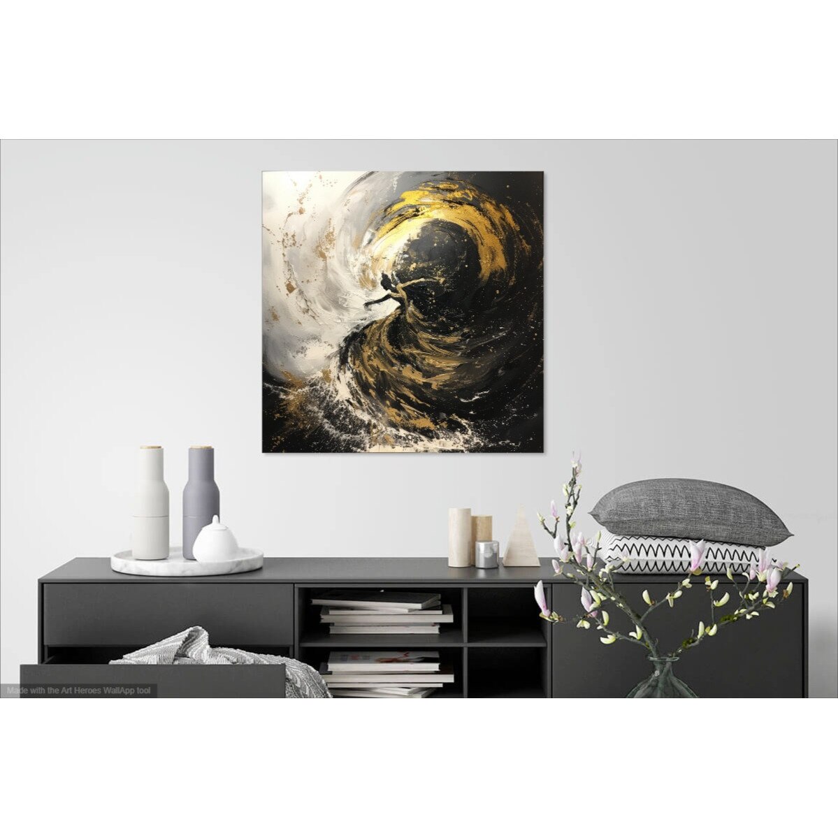 Tablou Canvas dormitor, living, Destin abstract 2, portal, mistic 45 x ...