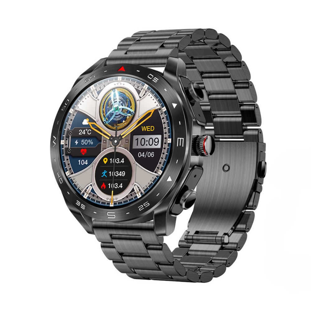 Ceas smartwatch ZEEVOS cu casti bluetooth TWS incorporate, 2in1 ...
