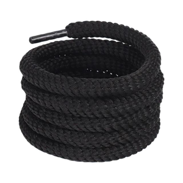 Set 2 sireturi groase 1cm rotunde Negru - eMAG.ro