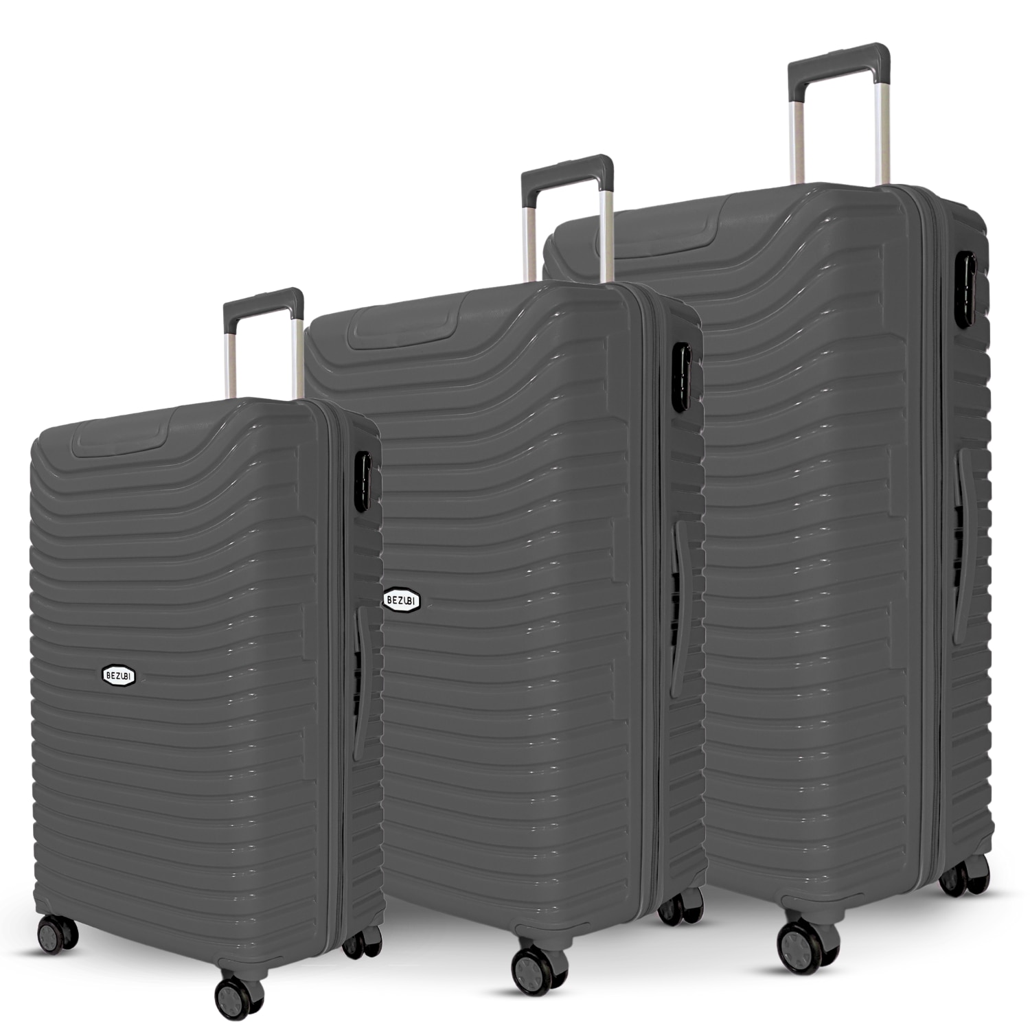 Set complet 3 trolere pentru vacanta Bezubi Easy Travel, bagaj cabina ...