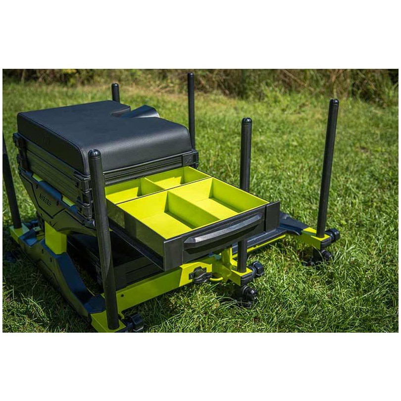 Scaun pescuit modular Matrix S25 Pro Superbox Lime Edition - eMAG.ro