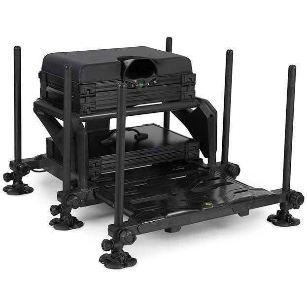 Scaun pescuit modular Matrix S25 Pro Seatbox Black Edition - eMAG.ro