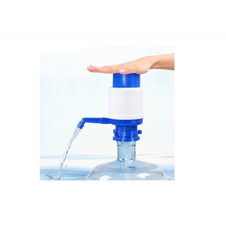 Pompa manuala pentru apa cu tija extensibila, din plastic, alb ...