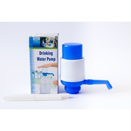 Pompa manuala pentru apa cu tija extensibila, din plastic, alb ...