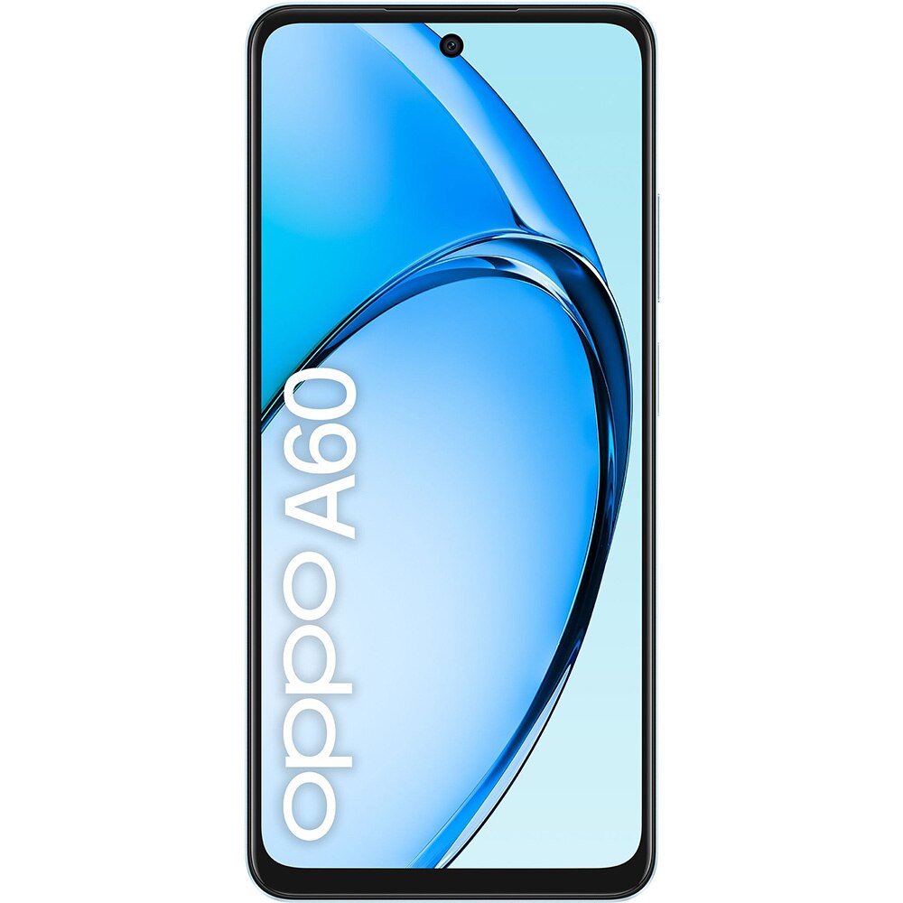 Мобилен телефон OPPO A60, 8GB RAM, 256GB, Ripple Blue - eMAG.bg