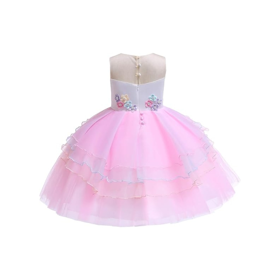 Rochie pentru fetite, JerrisApparel, Printesa unicorn, din tul, cu ...
