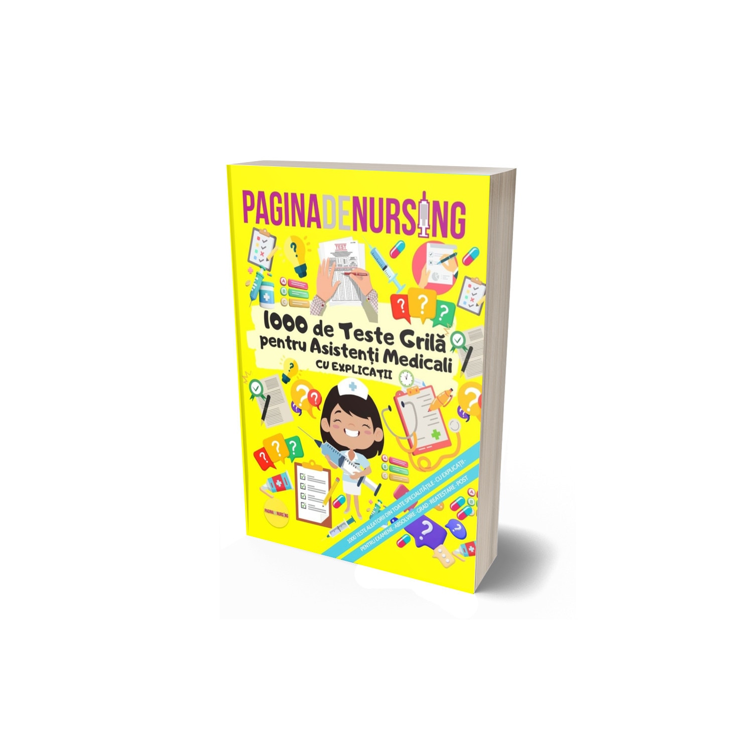 1000 de teste grila cu explicatii pentru asistenti medicali - eMAG.ro