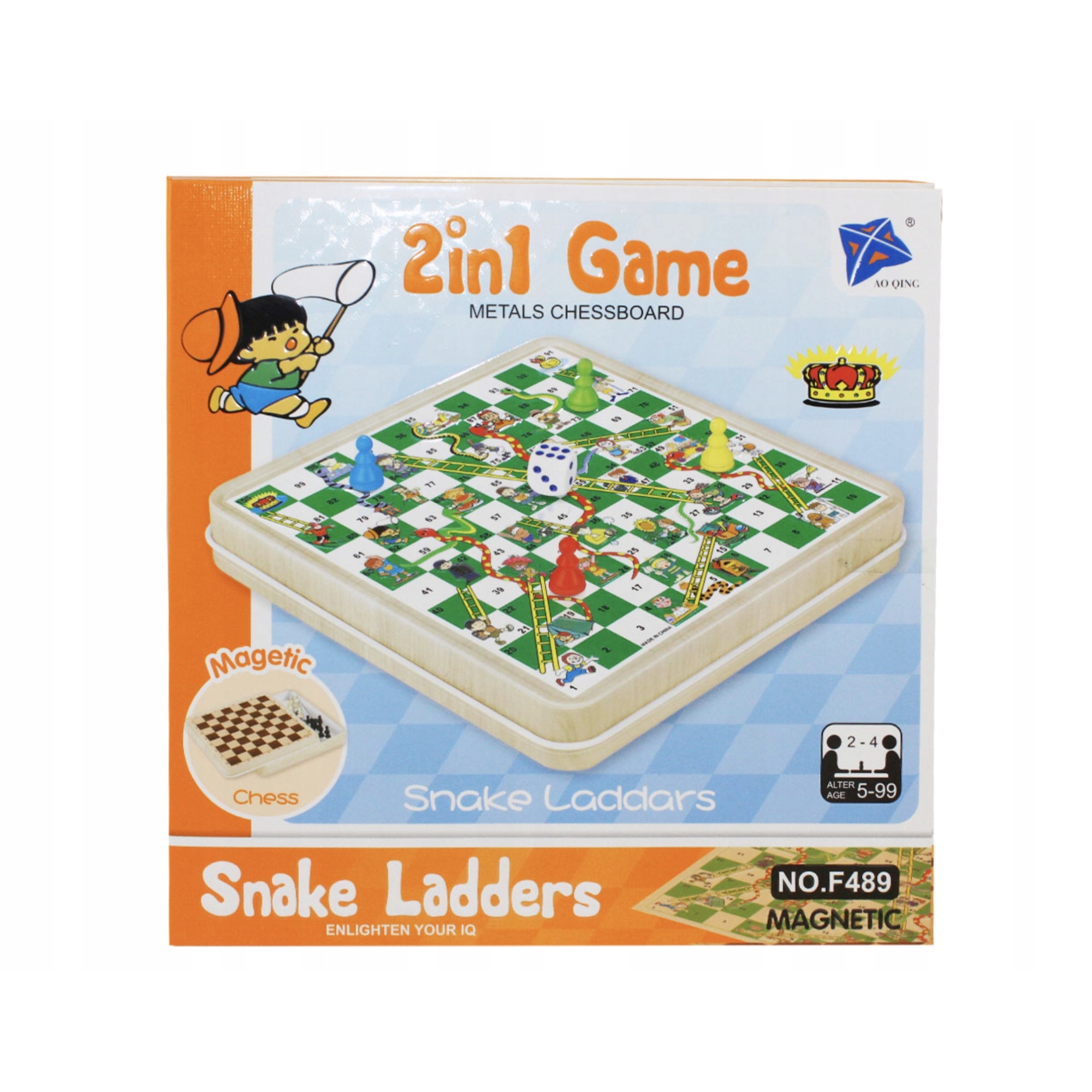 Set jocuri de societate, Board Games, Sah, magnetic, 2-4 jucatori, 5 ...