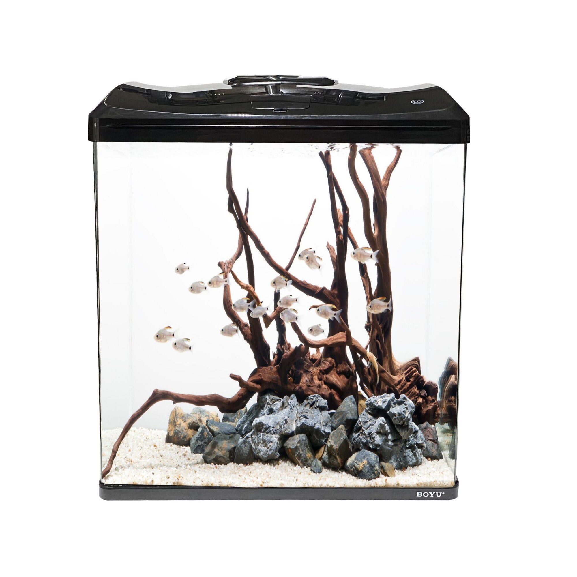 Acvariu 108 litri led Boyu EC-600H negru - eMAG.ro