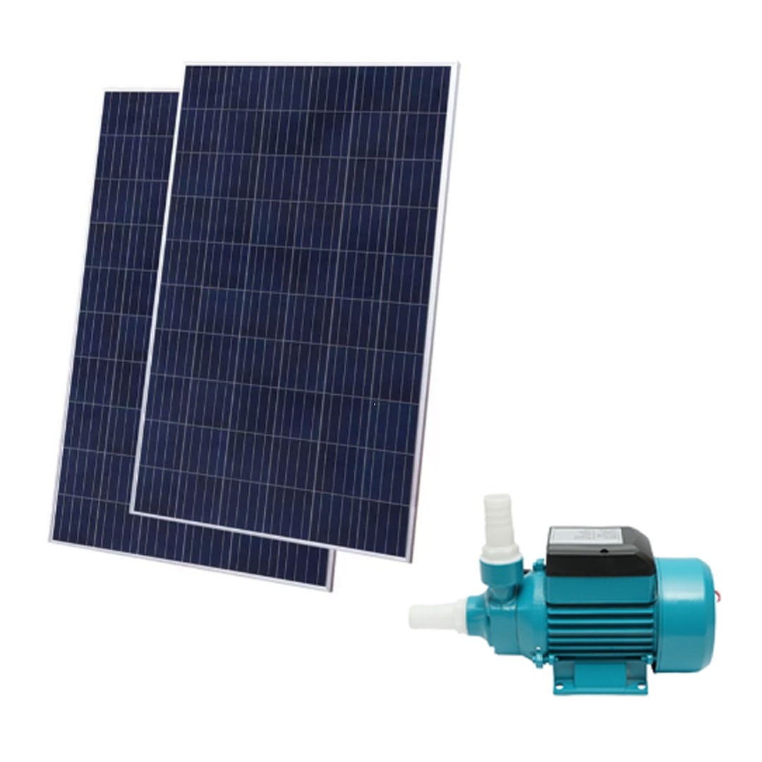 Pompa apa suprafata 12V, 280W, 1.5m3/h, cu panou solar fotovoltaic 280W ...