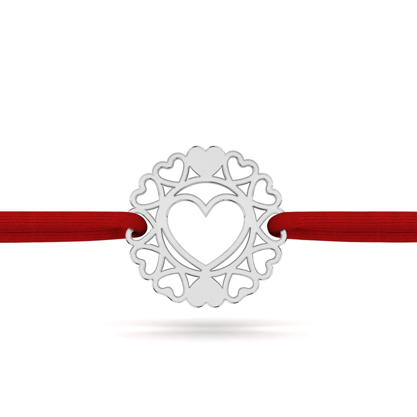 Bratara Rosie Argint 925 - inimioara - eMAG.ro