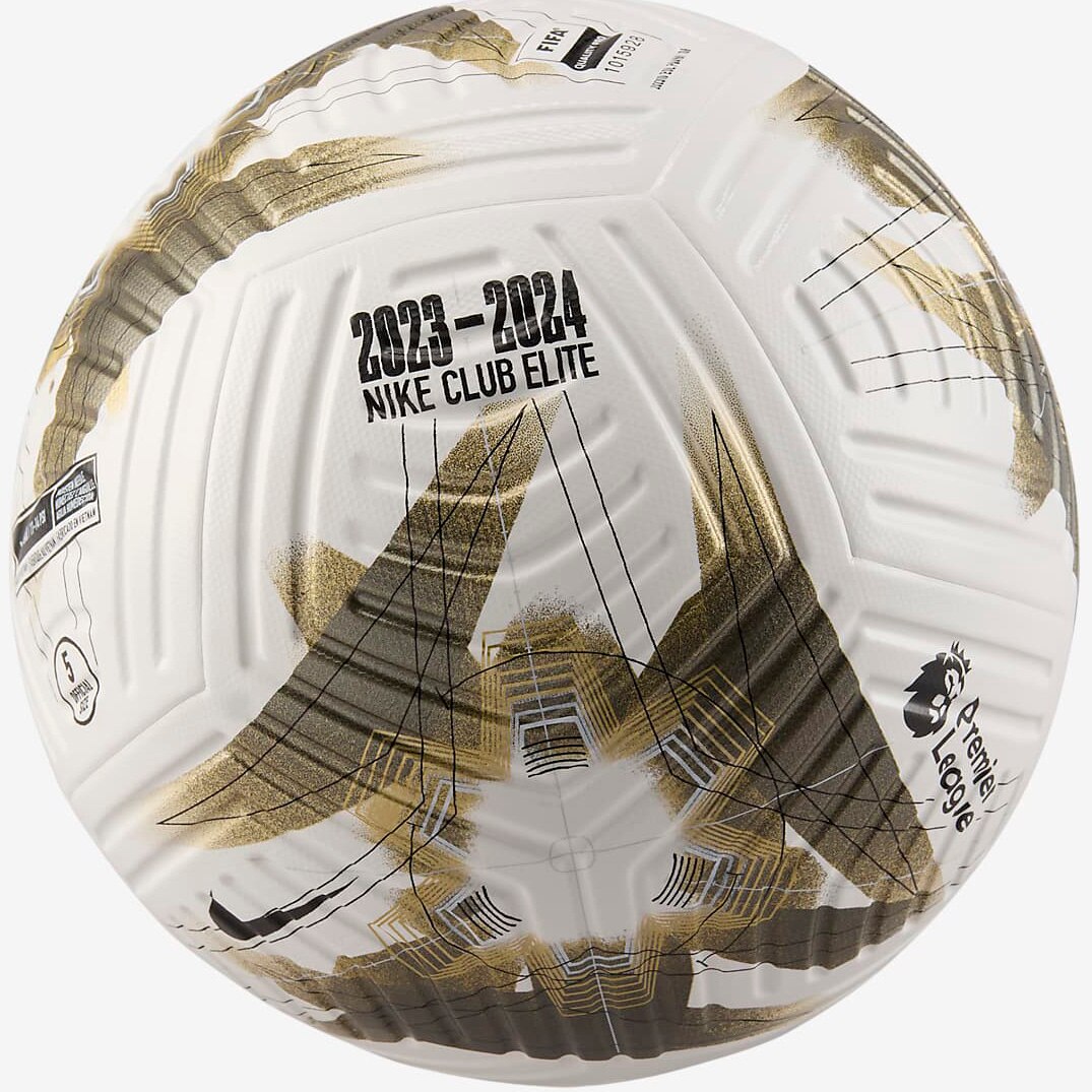 Minge fotbal Premier League Club Elite, marime 5, alb - eMAG.ro