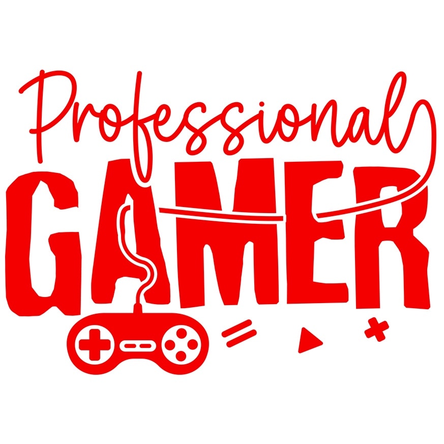 Külső matrica "Professional gamer" felirattal - professzionális ...