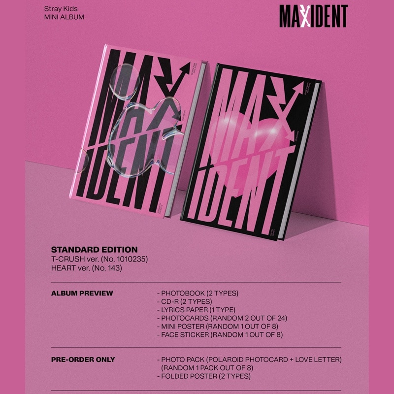 Album K-pop Stray Kids - Maxident, Coperta aleatorie - eMAG.ro