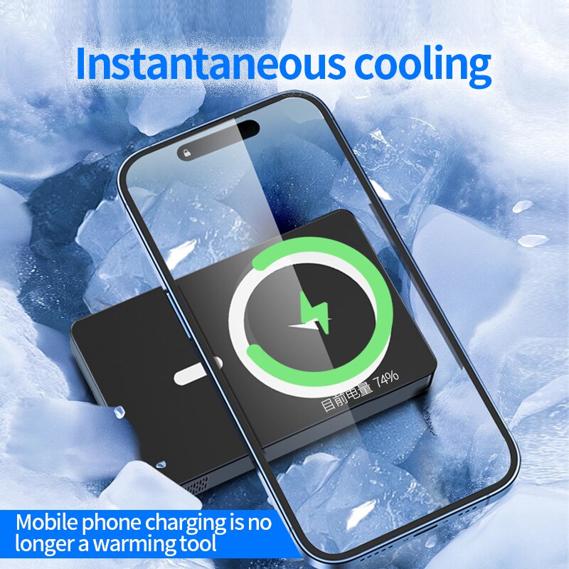 Acumulator Extern Wireless Magnetic ESL by Essential Level®, 10000 mAh ...