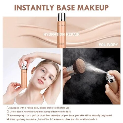 Fond de ten spray, The Purism, Air Spray Foundation, 70ml - eMAG.ro