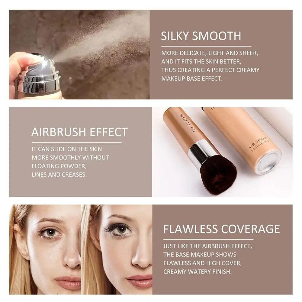 Fond de ten spray, The Purism, Air Spray Foundation, 70ml - eMAG.ro
