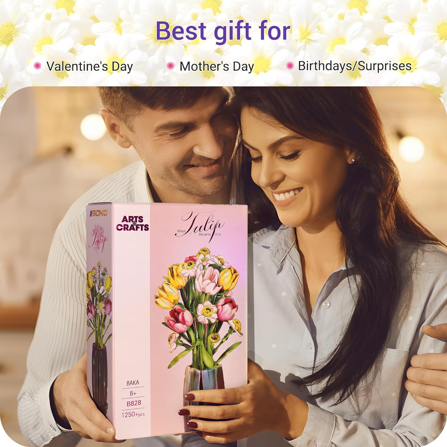 Set de blocuri de constructie buchet, GOSTOCK®, obiecte si decoratiuni ...