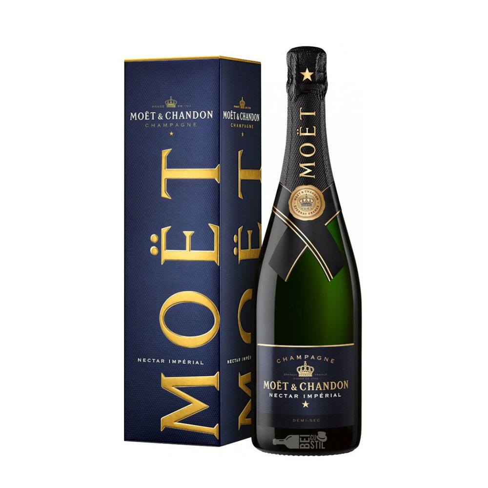Sampanie Moet & Chandon Nectar Imperial, 12%, Cutie, 0.75l - eMAG.ro