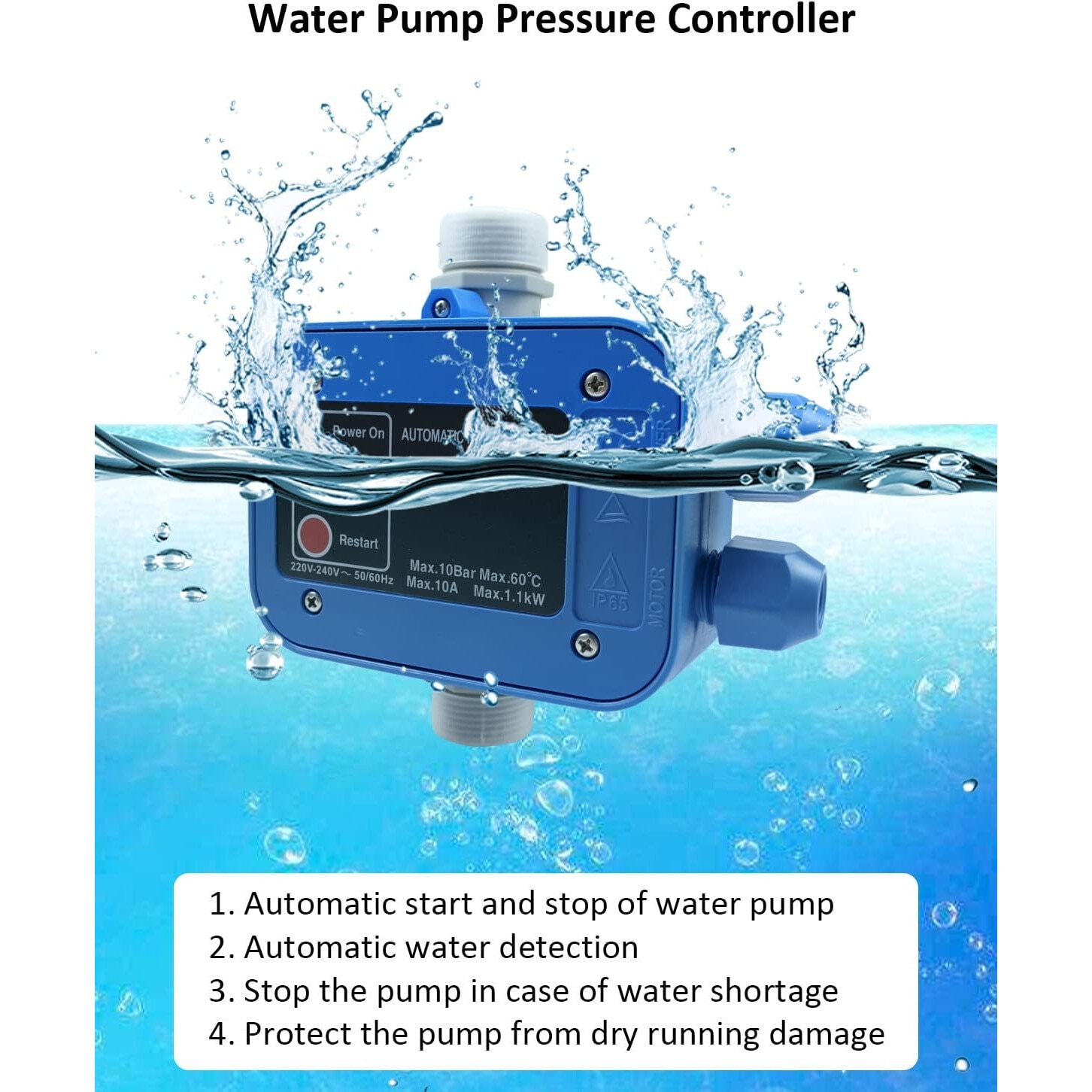 Presostat electronic, Regulator, DIG-IBO, EXCITAT®, LCD digital ...