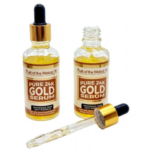 Pachet 2 Seruri Antirid 24K Gold, cu particule de aur si Colagen, 2 x ...