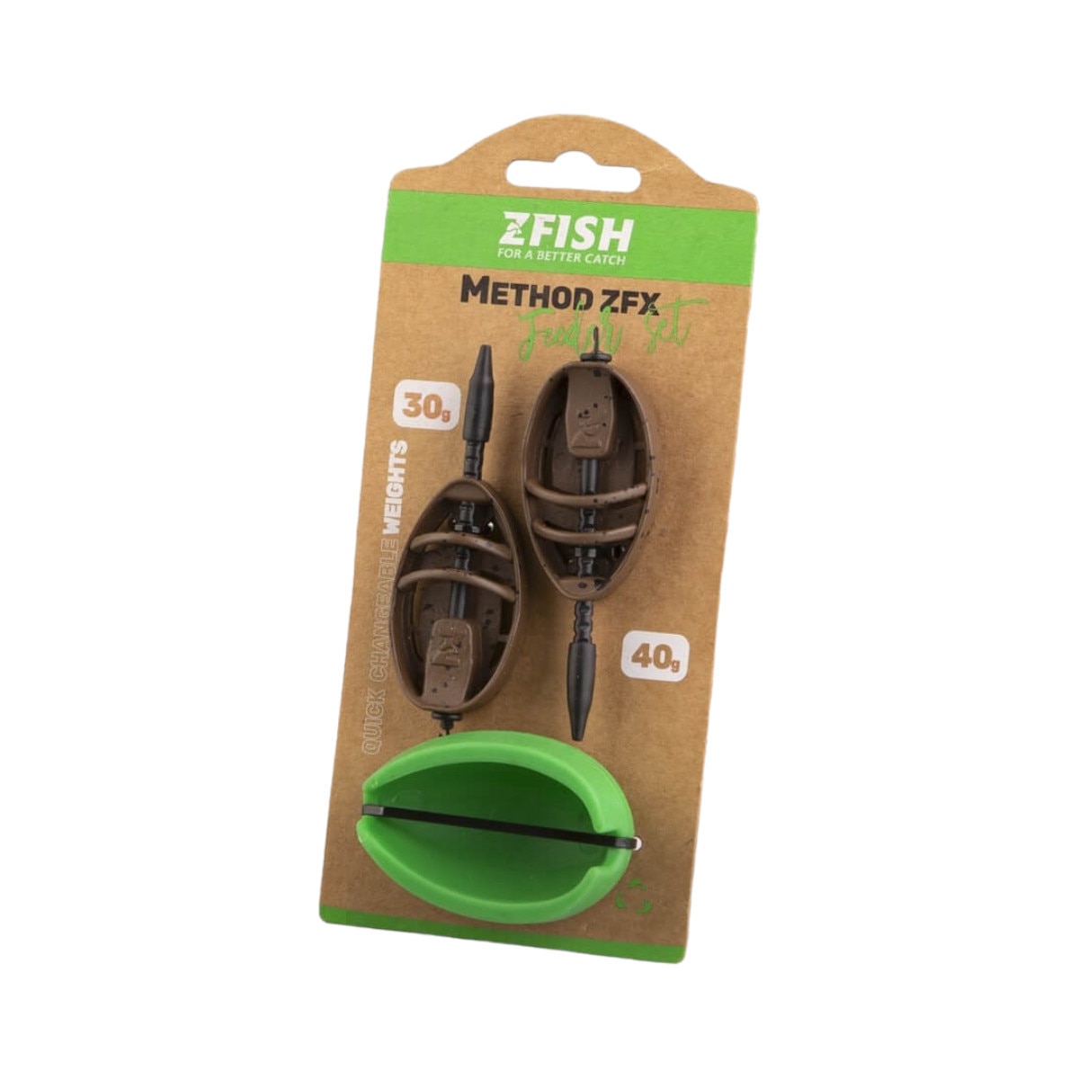 Method Feeder Set FishOn ZFX 30, 40gr + matrita - eMAG.ro