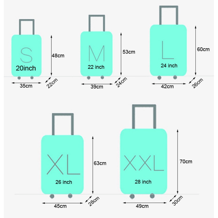 Husa elastica de protectie VERSAGO pentru troler sau valiza, inchidere ...