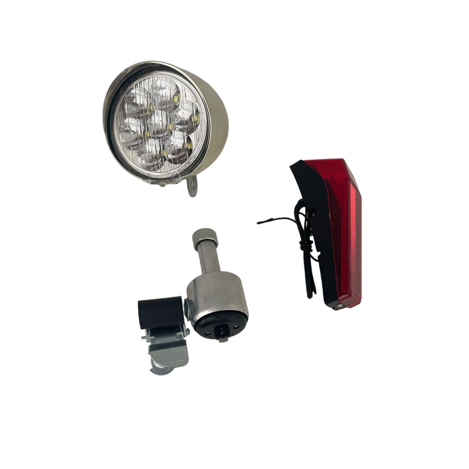 Set far LED si stop bicicleta cu dinam, AVI-162 - eMAG.ro