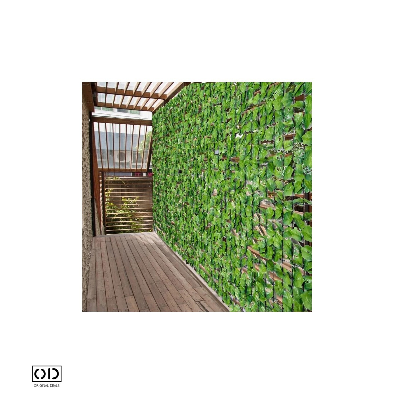 Gard Viu Verde Artificial pentru Discretie si Umbra pe Terasa, Foisor ...