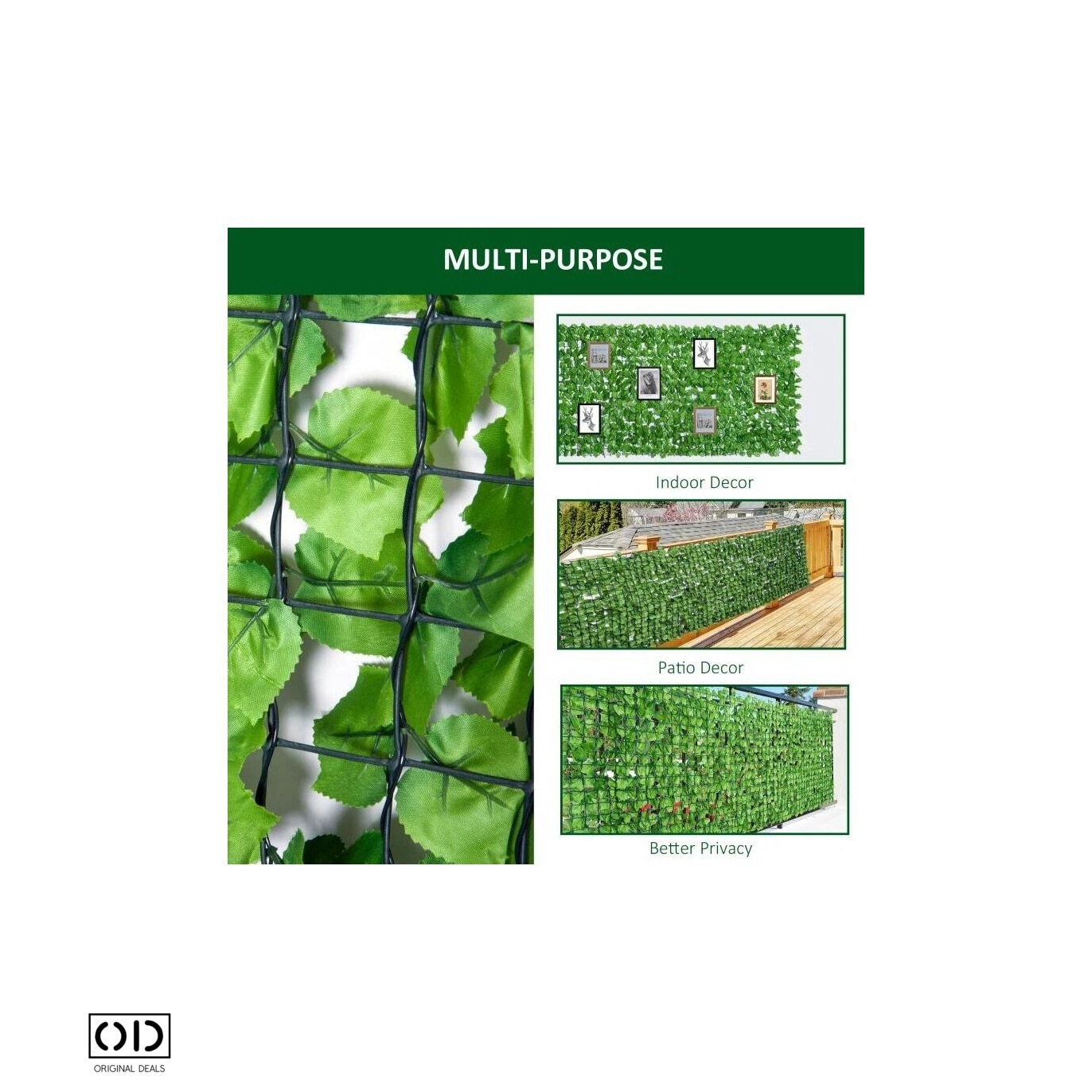 Gard Viu Verde Artificial pentru Discretie si Umbra pe Terasa, Foisor ...