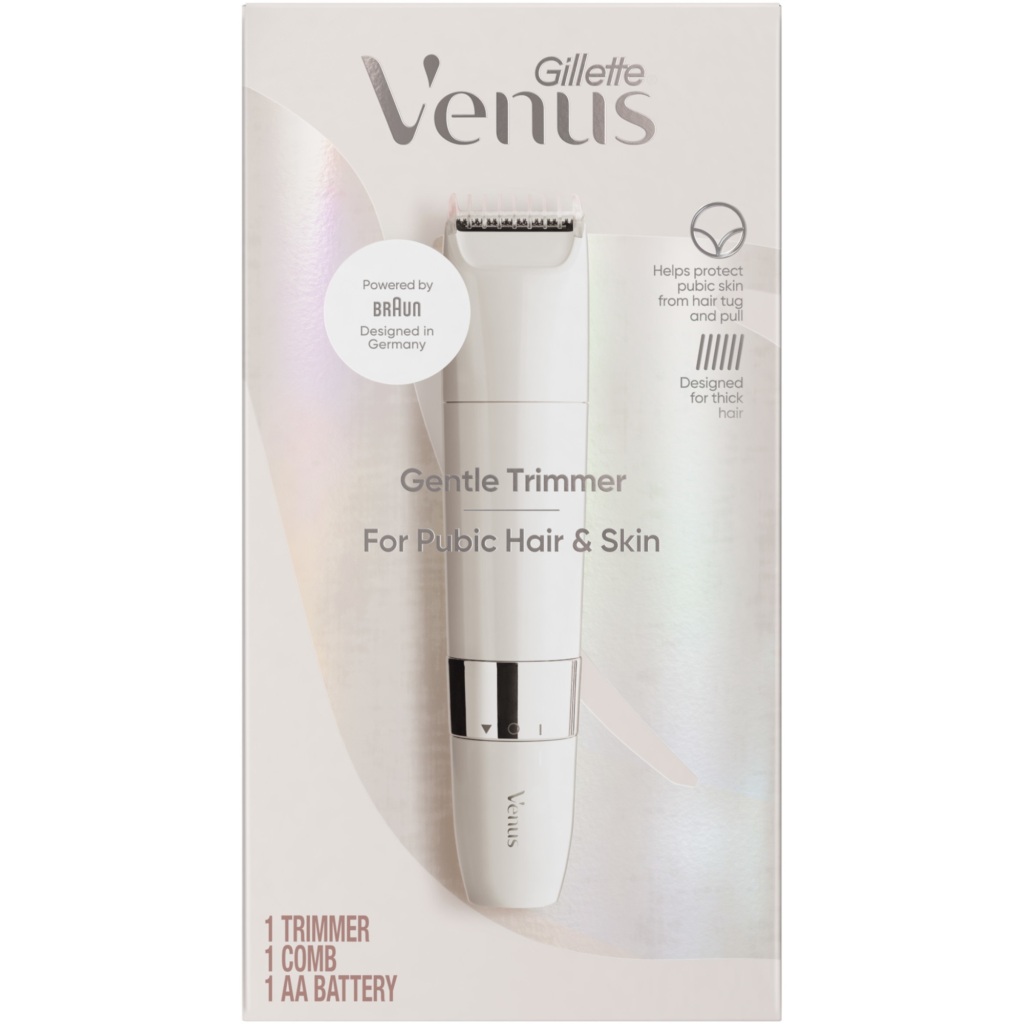 Trimmer Gillette Venus pentru parul si pielea zonei intime - eMAG.ro