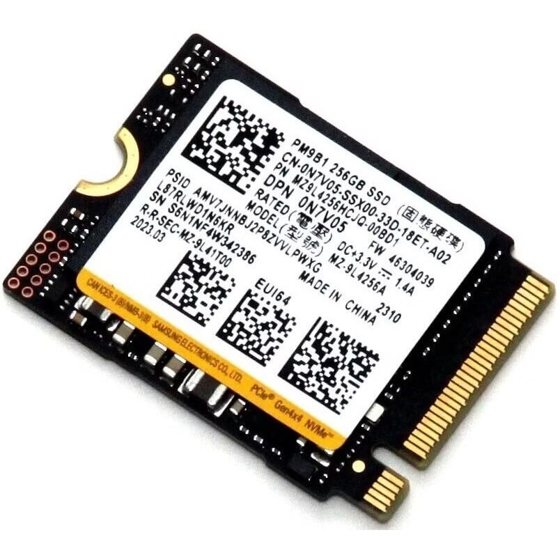 SSD Samsung PM9B1, 256 GB, формат 2230, M.2, PCIe, Четене/Запис 6400/ ...