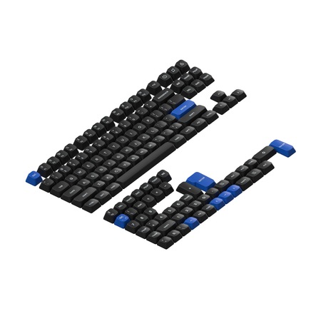 Kit Butoane Nuphy Gem mSA Double-shot PBT Keycaps, Compatibil cu switch ...